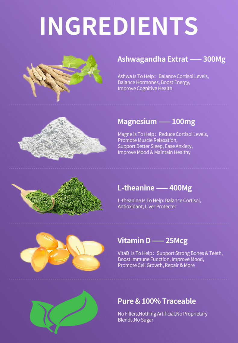 TYILLO ASHWAGANDHA Dietary Supplement for Healthier Lifestyle – Edible ...